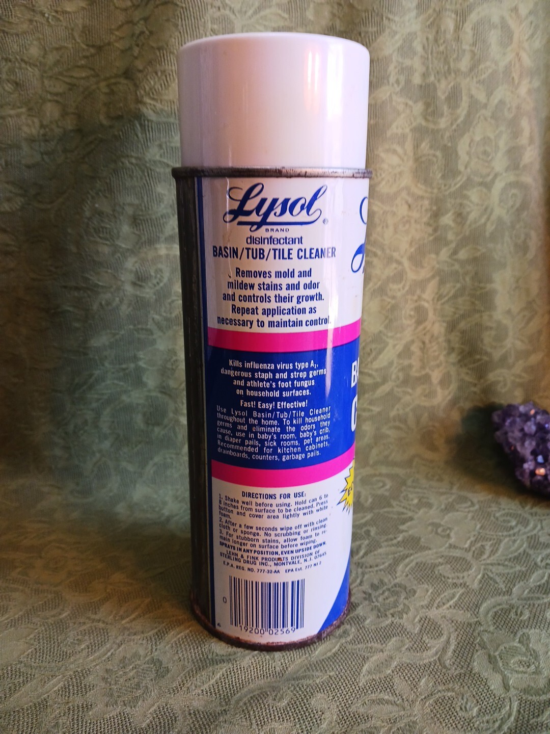 VTG Lysol Disinfectant Basin Tub And Tile Economy 24oz Metal Can MOVIE ...