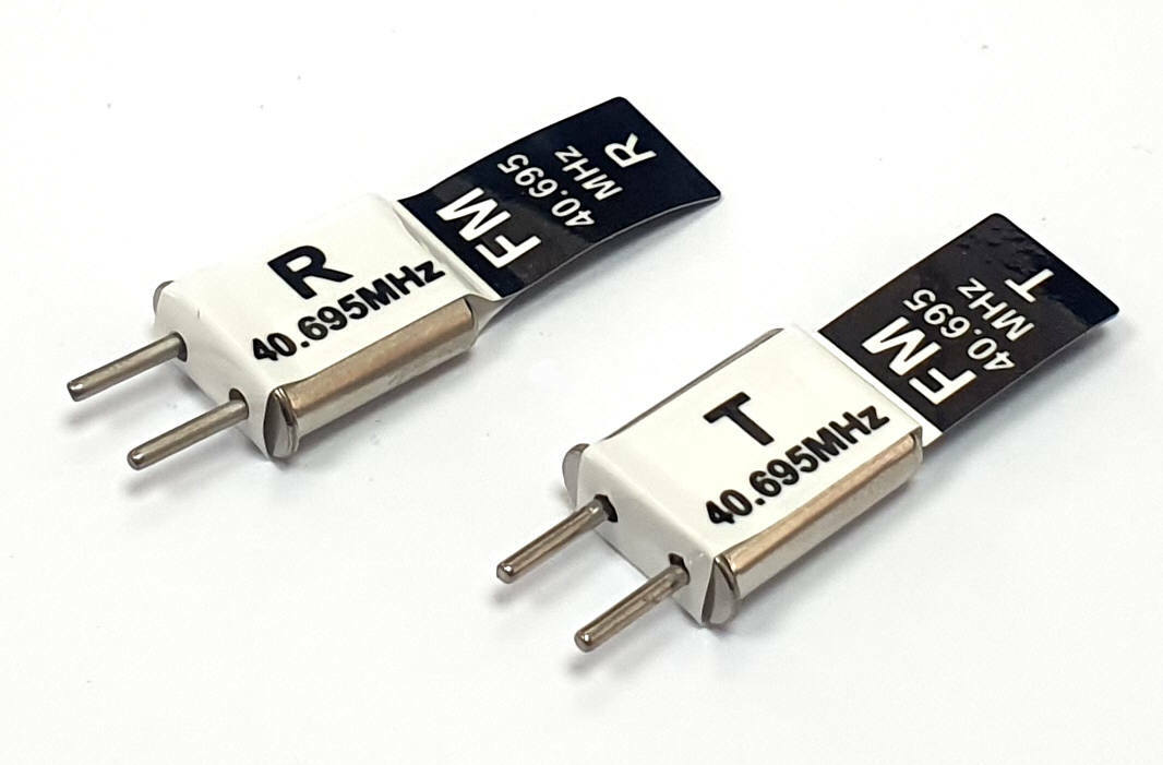 Remote Receiver RC 40 MHz 40.695 FM Crystal TX & RX 40mhz Black for ...