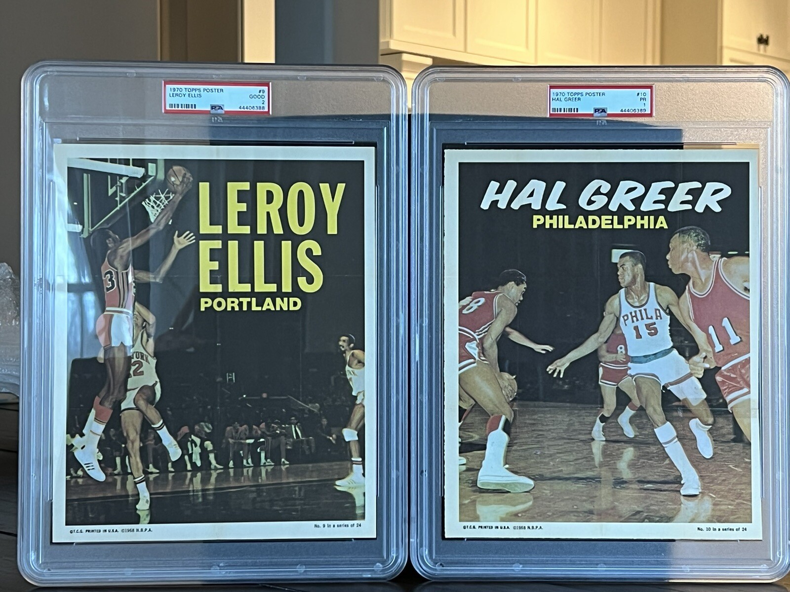 1970 Topps Basketball Poster Complete Set PSA Set Registry Ultra Rare ...