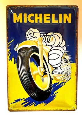 Michelin Man Metal Sign, Nostalgic Art Michelin Sign, Retro Michelin ...