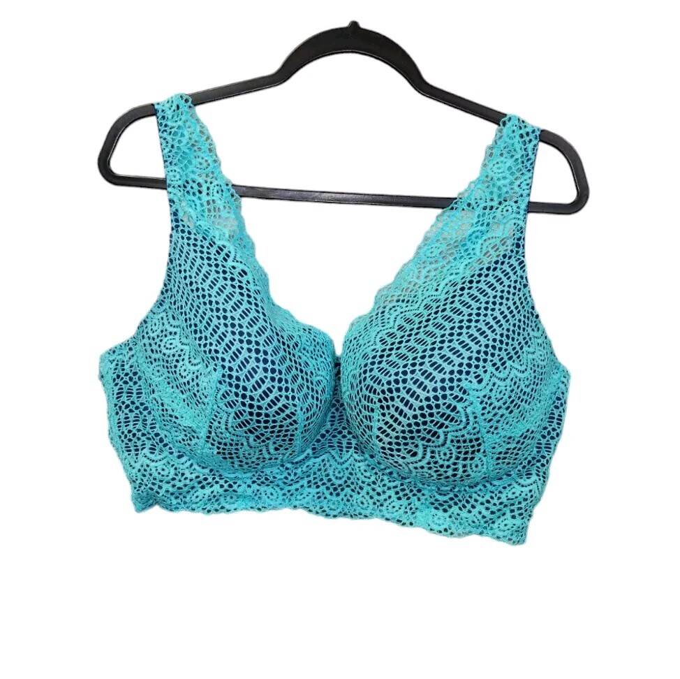 Cacique 44DDD Lightly Lined Full Coverage Bra Underw… - Gem