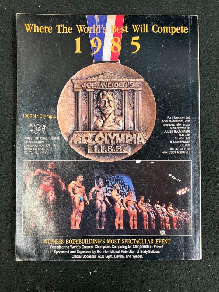 JOE WEIDER'S MUSCLE & FITNESS MAGAZINE JUNE 1985 CORINNA & JEFF EVERSON ...