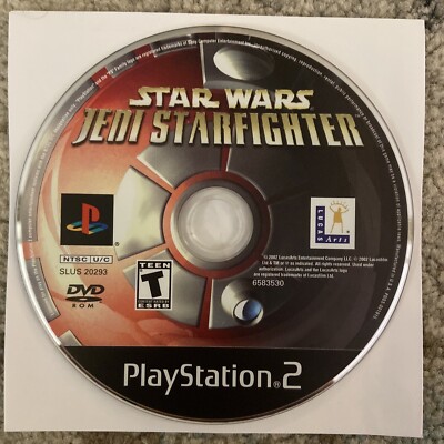 🔥 Star Wars: Jedi Starfighter (PlayStation 2 PS2, 2002) Mint Disc Only ...