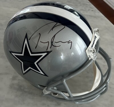 TONY ROMO AUTO AUTOGRAPH SIGNED RIDDELL FULL SIZE HELMET DALLAS COWBOYS ...