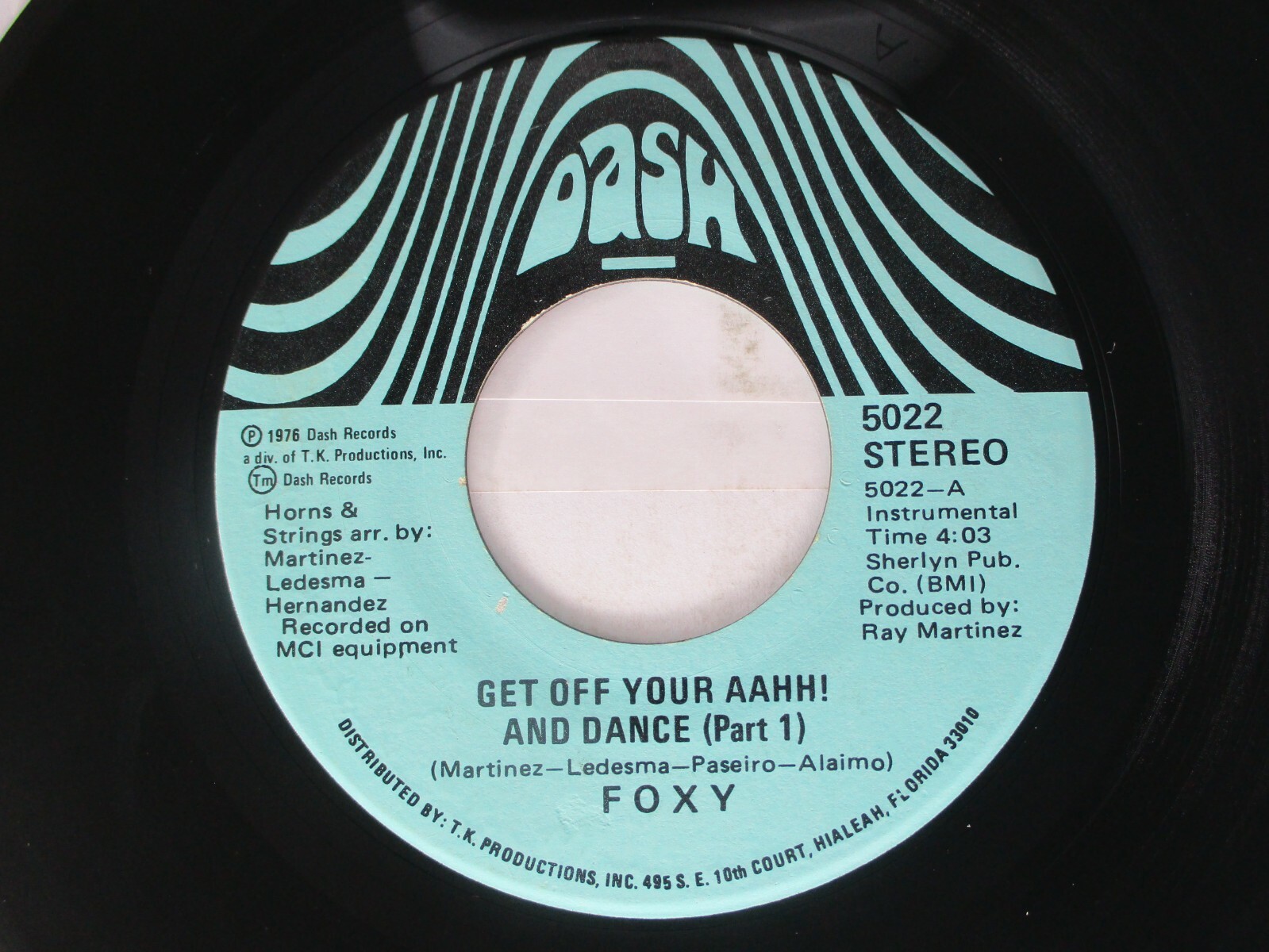 Foxy Get Off Your Aahh! And Dance 45 Dash 1976 | eBay