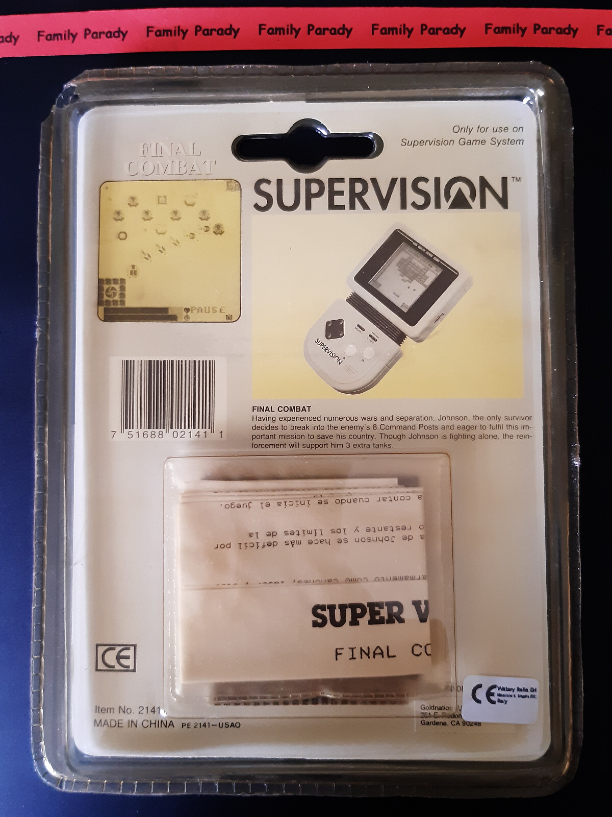 Game Supervision Final Combat Watara Game Blister Sealed | eBay