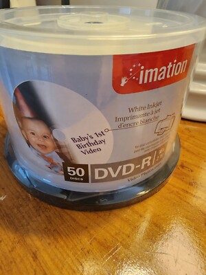 Imation DVD+R Recordable 50 Spindle Pack 16 x Speed , 120 Min, Blank ...