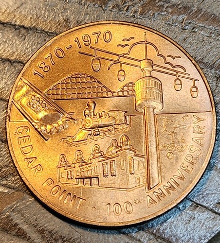 1870-1970 Cedar Point 100th Anniversary Souvenir Vintage Tokens | eBay