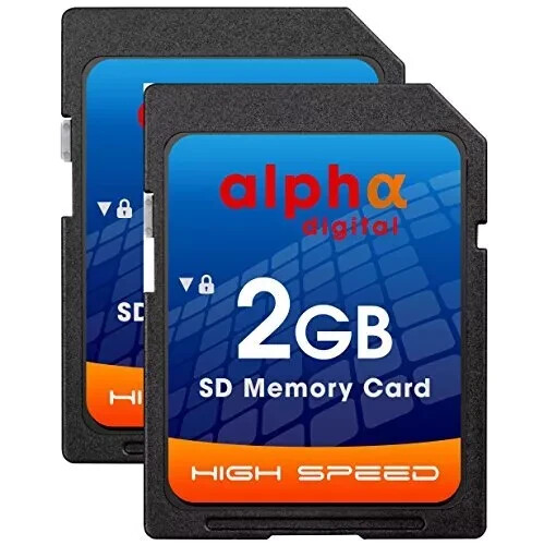Nikon D50 D40 D40X D3300 Digital Camera Memory Card 2X 2GB Secure SD 1 ...