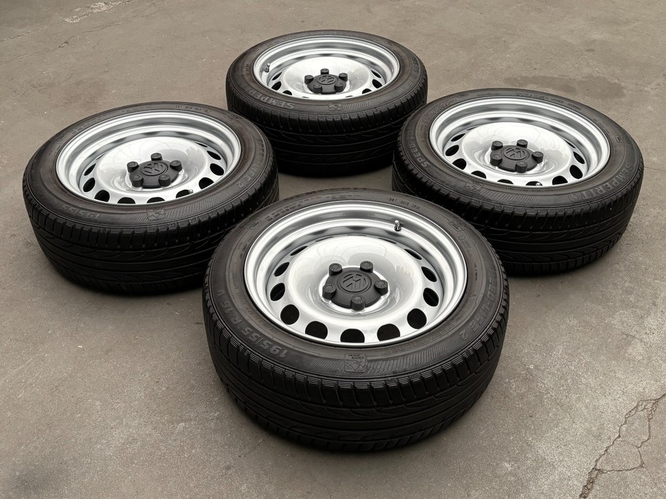 Volkswagen caddy banded steel wheels, 16inch 5x112 with tyres | eBay UK