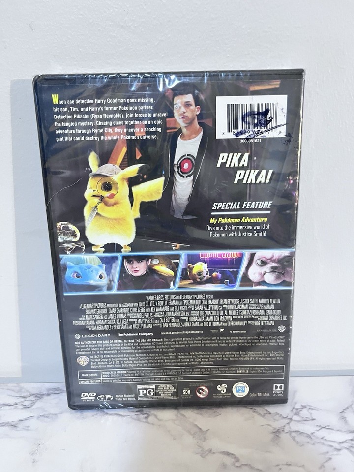 Pokemon Detective Pikachu (DVD, 2019) Brand New Sealed 883929696178| eBay