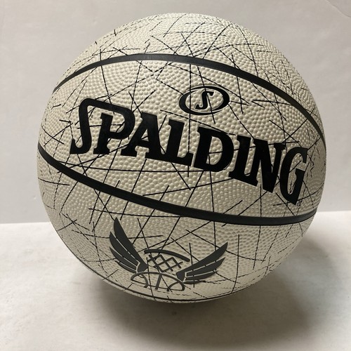 Spalding Flight Line Basketball , Size 7 White & Black Indoor/Outdoor ...