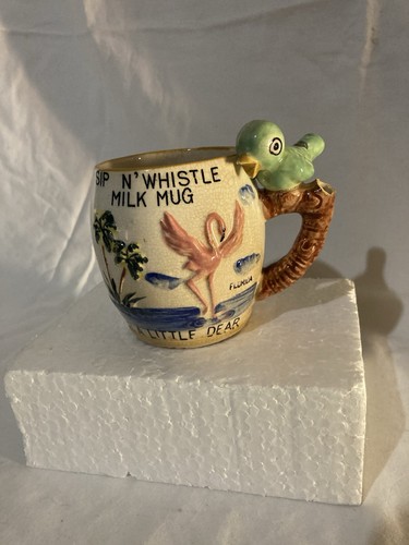 Pretty Whistle Mug Ceramic Cup with Handle Hand Painted With Messege | eBay