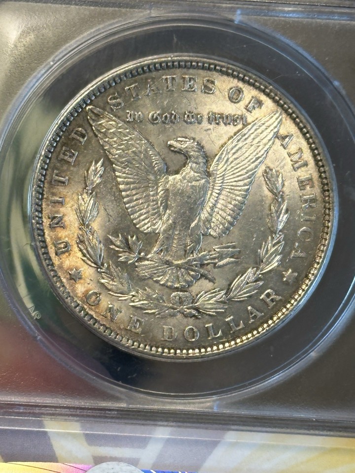 1890-P Morgan Silver Dollar - Mint State MS 62 - Monster Starburst ...