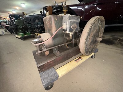 1 1/2 HP Sattley Hit Miss Gas Engine Barn Fresh Good Compression!! | eBay