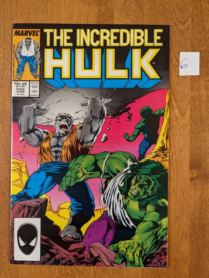 Incredible Hulk #332 (Marvel 1987) Todd McFarlane, 5 Newsstand - 6 ...