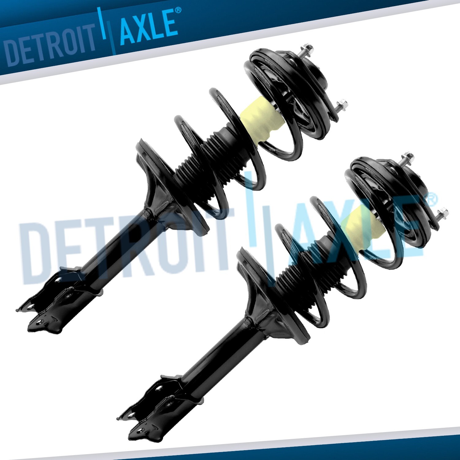 Pair Front Left Right Struts w/ Coil Spring for 2003 - 2006 Mitsubishi ...