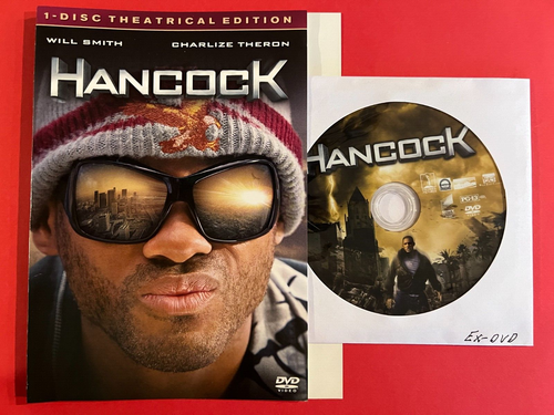 Hancock (Excellent DVD Disc & COVER ART ONLY NO CASE OR TRACKING) Free ...