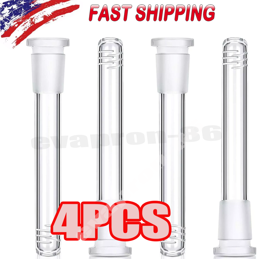5inch x4Pack Hookah Water Filter Pipe Glass Bong Downstem fit for 8/9 ...