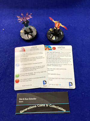 Superman and Wonderwoman 052 SR Vartox and 056 Faust | eBay