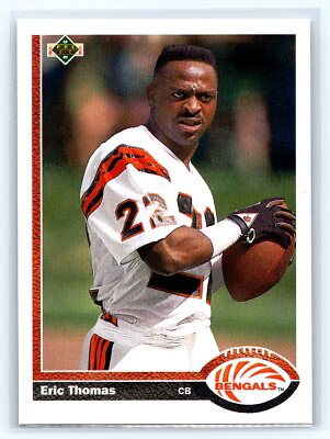 1991 Upper Deck #688 Eric Thomas Football Cincinnati Bengals | eBay