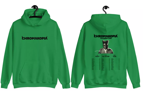 NEW HOT Chromatopia Tyler The Creator World Tour 2024 Hoodie GC2691 | eBay