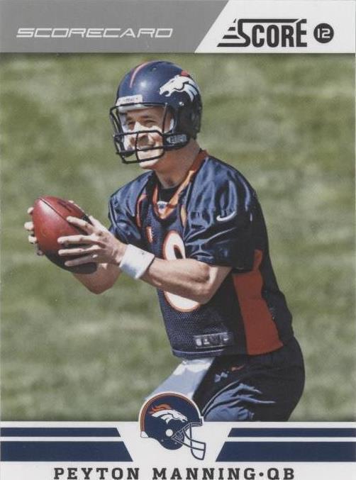 2012 Score - Peyton Manning #297 Scorecard for sale online | eBay