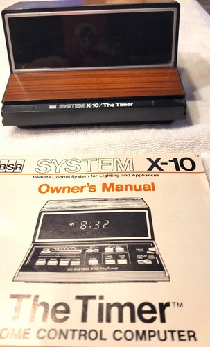 Vintage BSR System X-10 Timer - Clock original owner - excellent ...