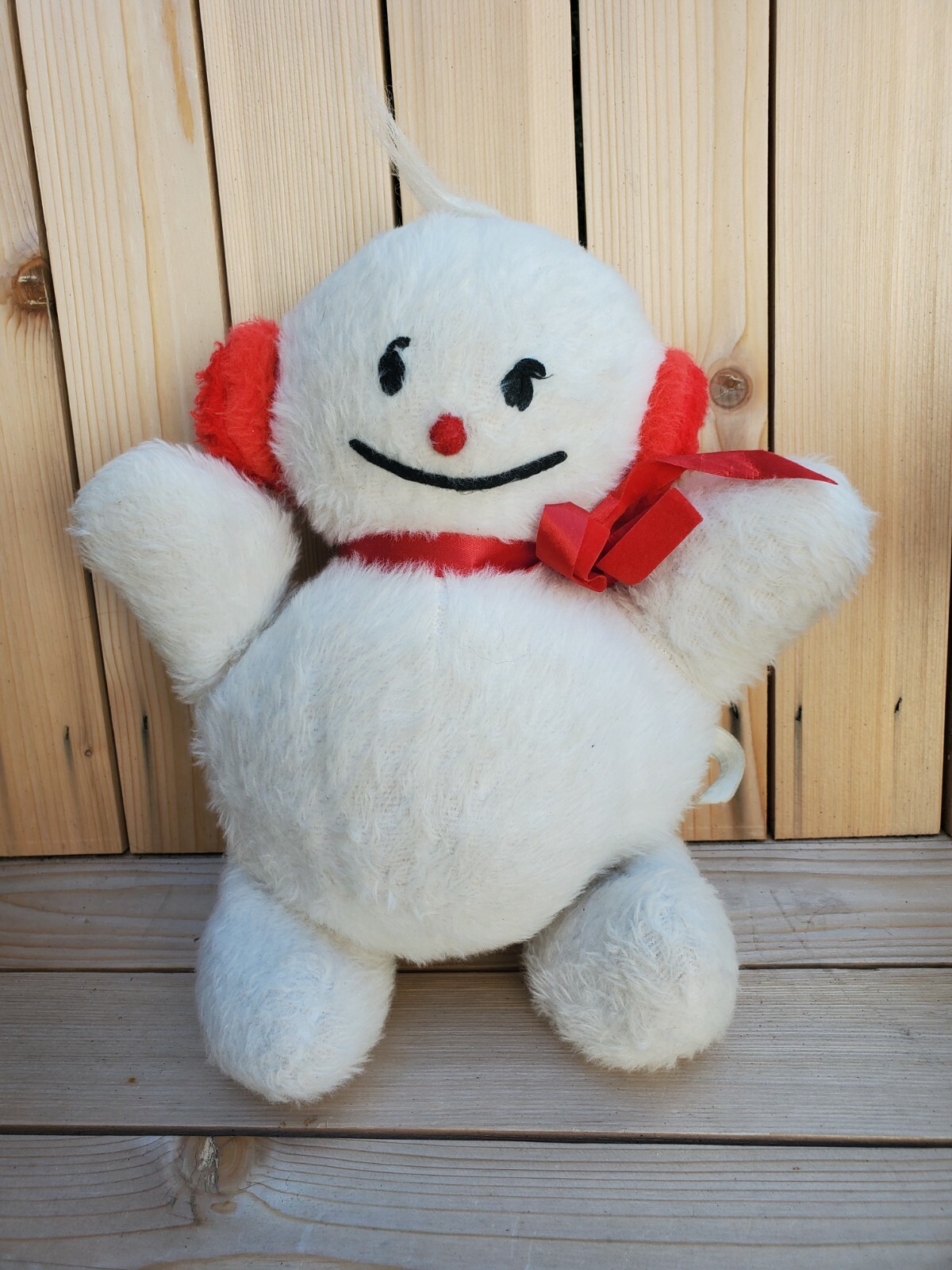 Vintage 50's Snoboy Snowman Christmas Plush Advertising | eBay