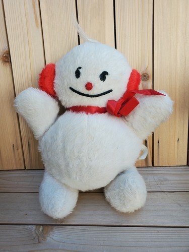 Vintage 50's Snoboy Snowman Christmas Plush Advertising | eBay
