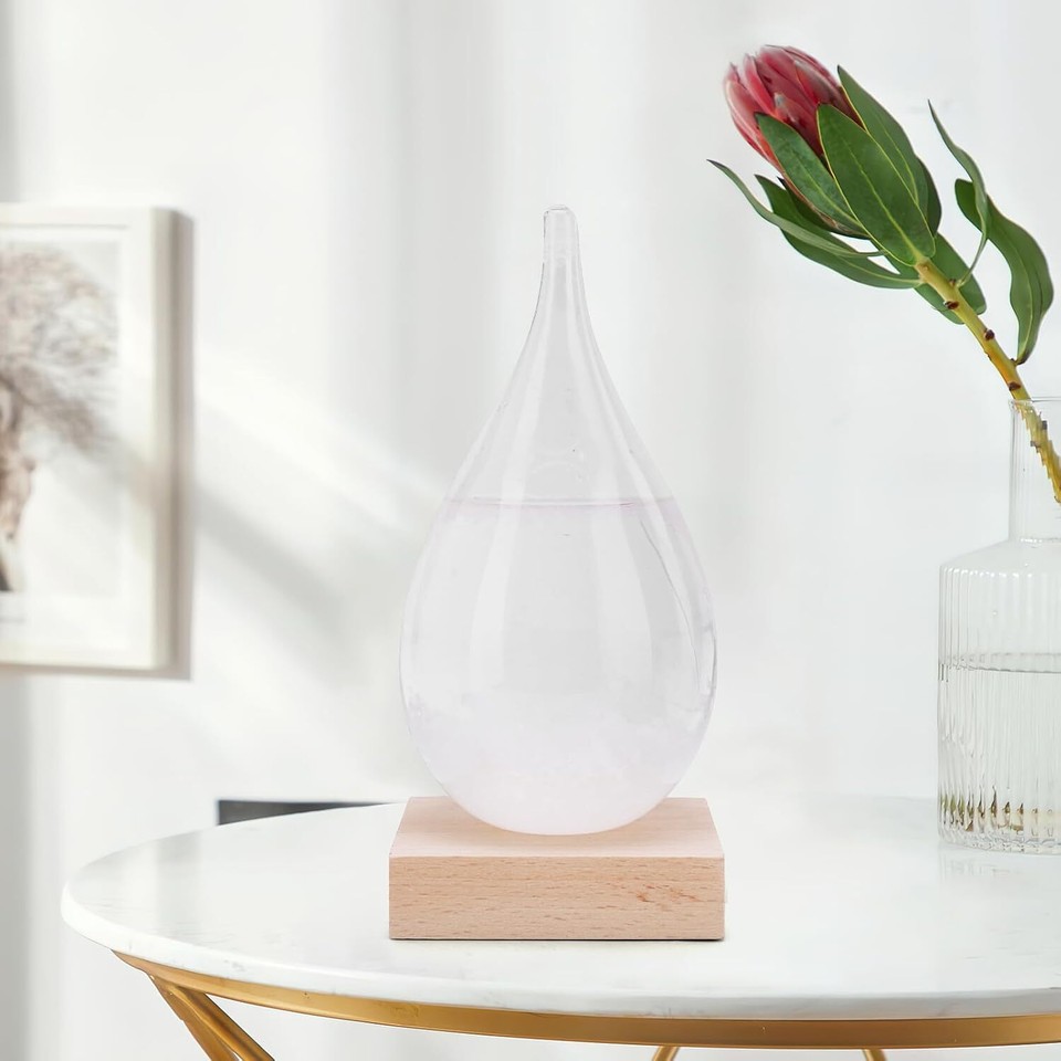 Waterdrop Shape Storm Glass Weather Forecaster Weather Station Weather ...