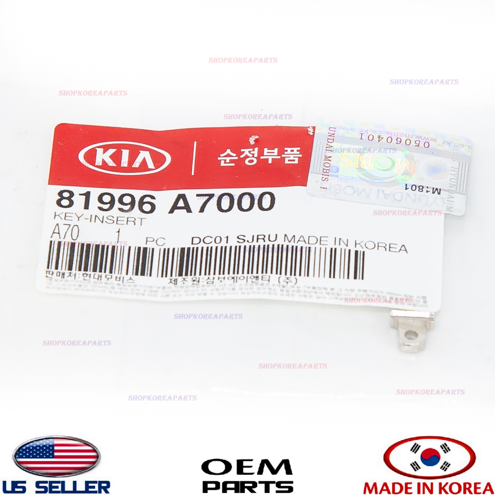 Genuine Kia Key-insert 81996A7000 / 81996-a7000 OEM for sale online | eBay