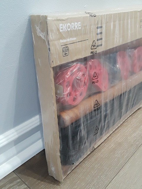 IKEA Ekorre Kids Hanging Rope Wood Ladder Indoor Outdoor Play Equipment ...