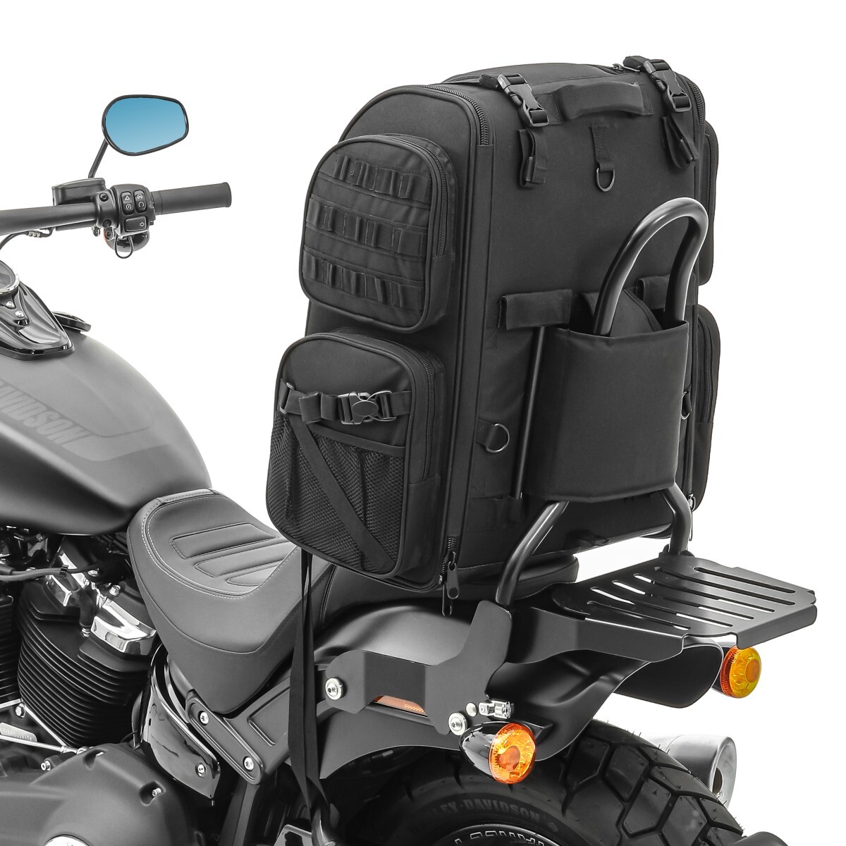 Borsa sissy bar per Honda Shadow VT 750 C / Spirit M57 57-60L | eBay