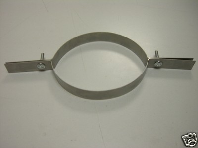 5" 125mm Stainless Steel Flue Clamp With Bolts | eBay
