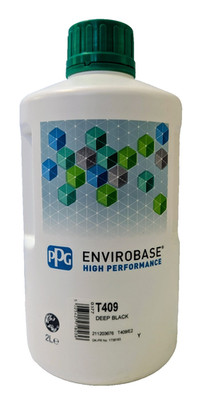 PPG T409 Envirobase High Performance Deep Black Tinter (2L) with FREE ...