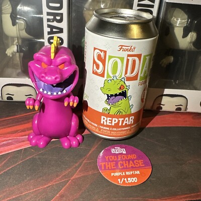 Funko Exclusive Rugrats Reptar Soda Chase 1/1500 Purple SDCC Shared ...