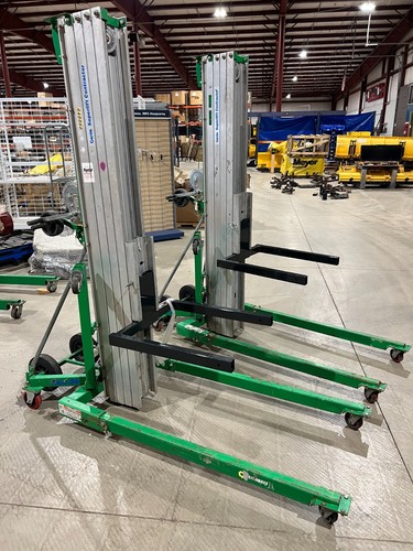 PAIR OF USED GENIE SLC-24 24FT SUPERLIFT CONTRACTOR MATERIAL LIFTS | eBay