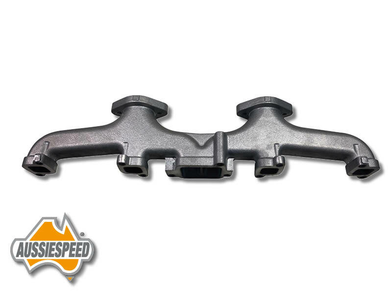 Ford inline 6 200 250 1V cylinder mustang dual outlet cast exhaust ...