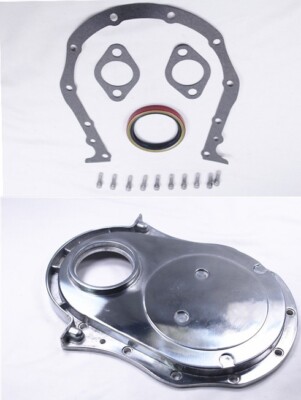 Big Block Chevy 396-454 Polish Aluminum Timing Chain Cover 427 402 ...