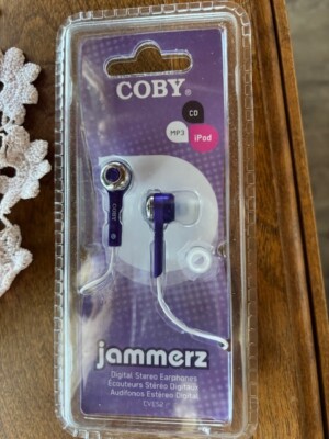 Coby Stereo Earphones, Purple! New! | eBay