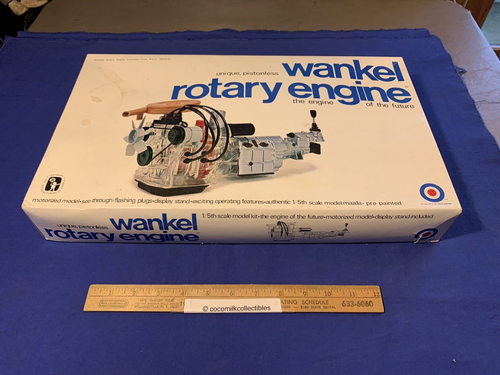 Vintage 1972 Model Kit #8201 Wankel Rotary Engine Mazda Entex Toy ...