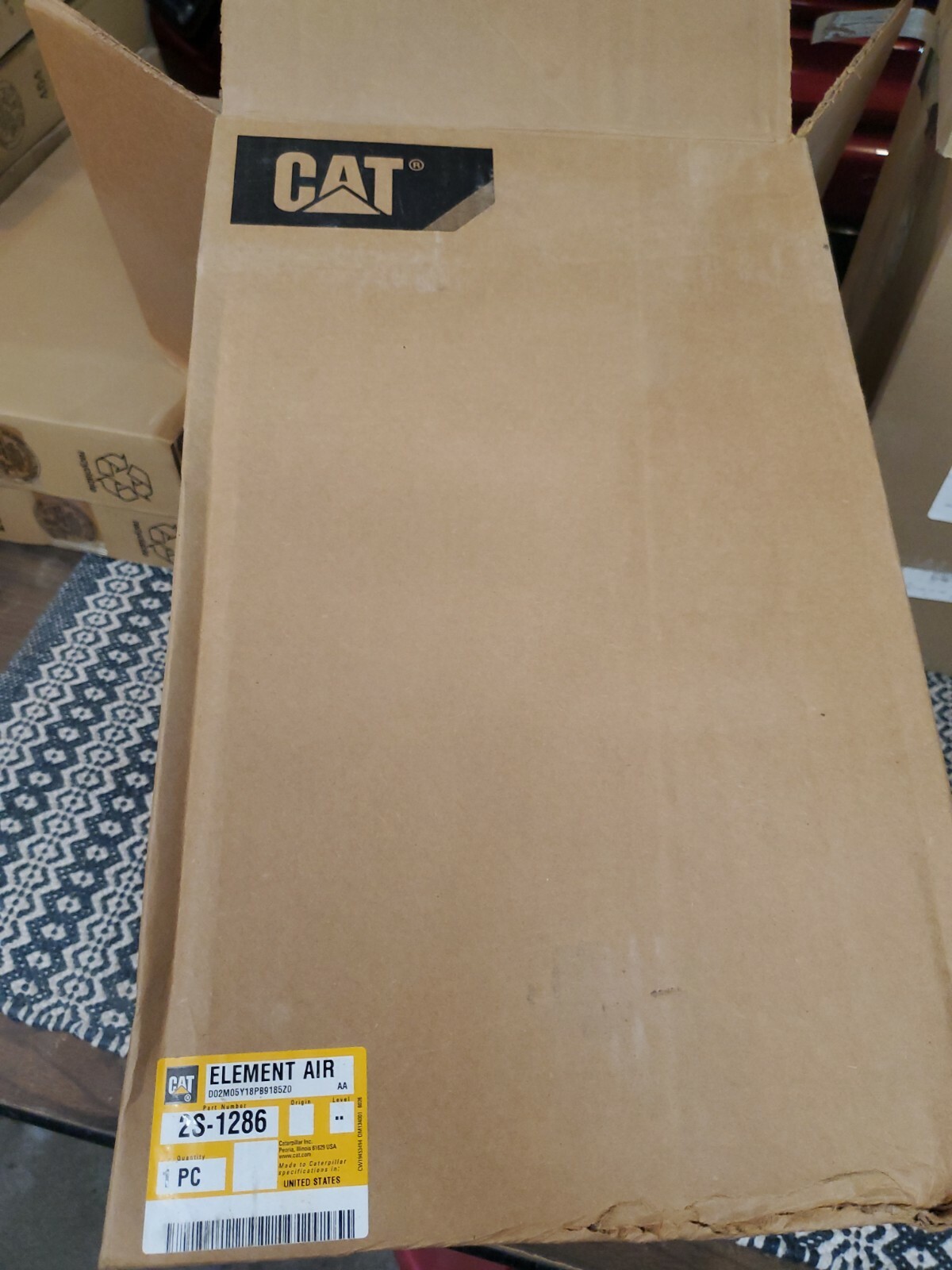 Caterpillar 2S1286 2S-1286 ENGINE AIR FILTER Advanced High Efficiency ...