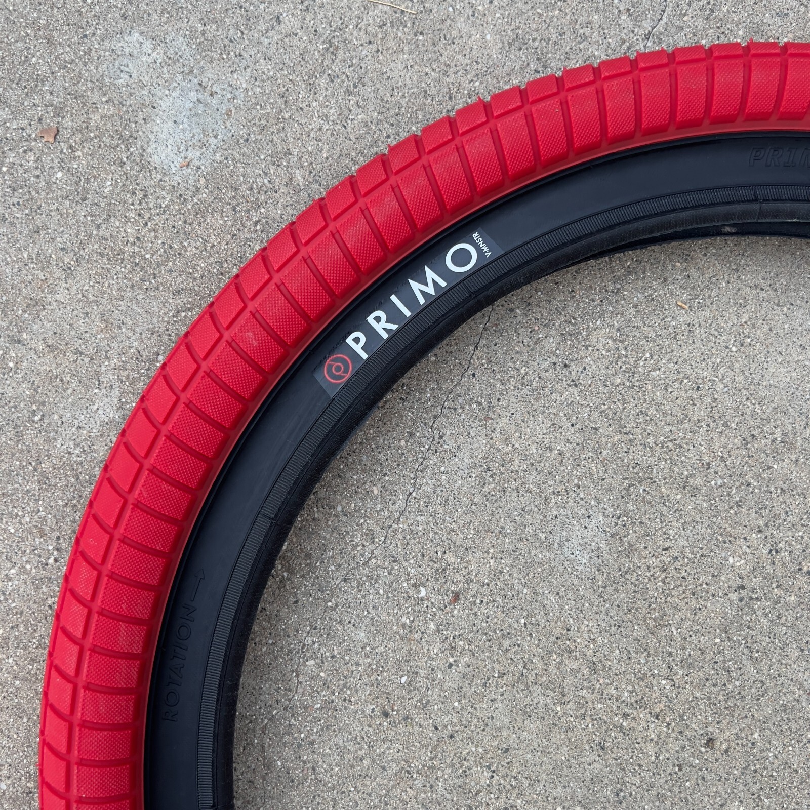 PRIMO BMX BIKE V-MONSTER BICYCLE TIRE RED 20 X 2.40" STRANGER BSD ...