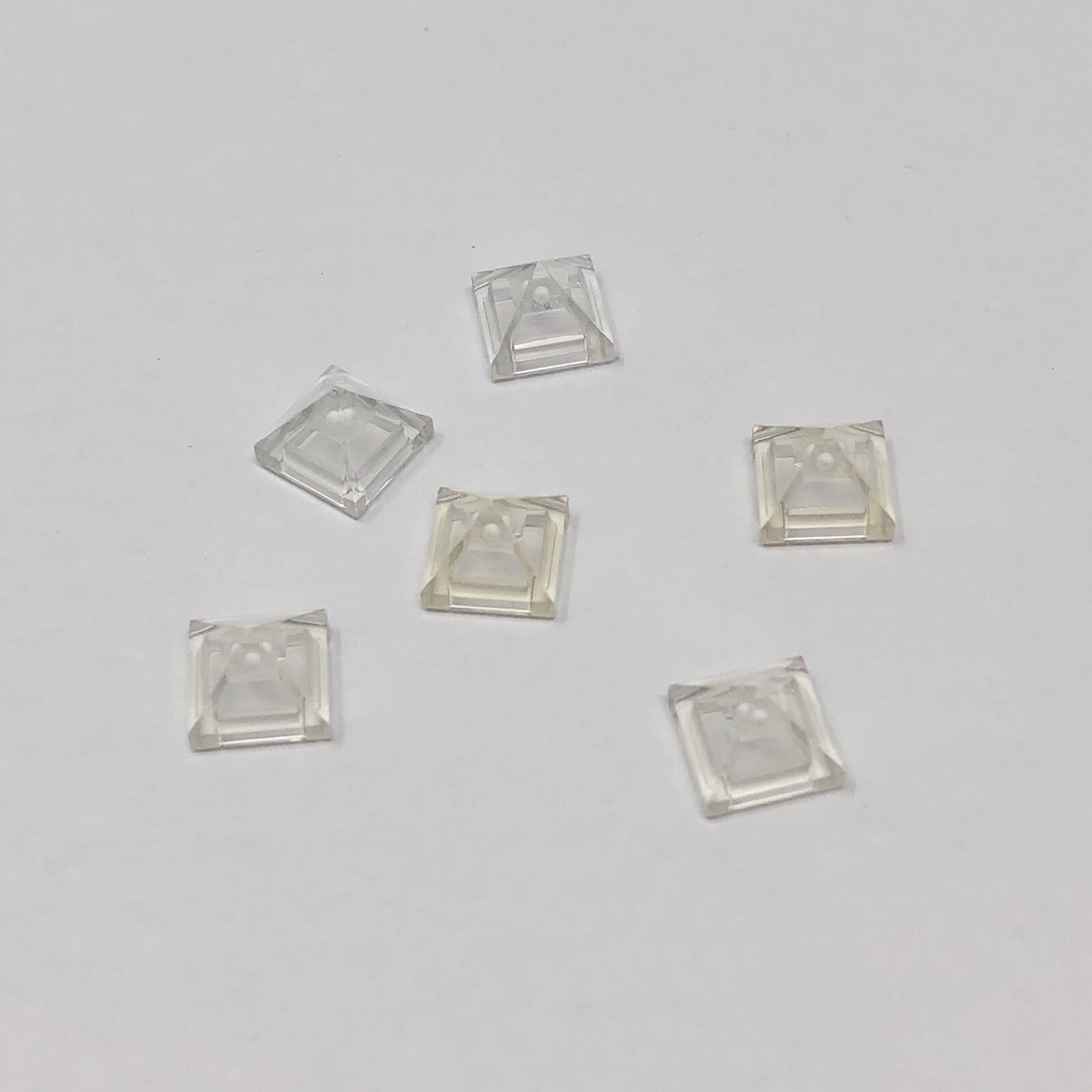 22388 LEGO Parts Slope 45 1x1x2/3 Quadruple Convex TRANSPARENT Glass ...
