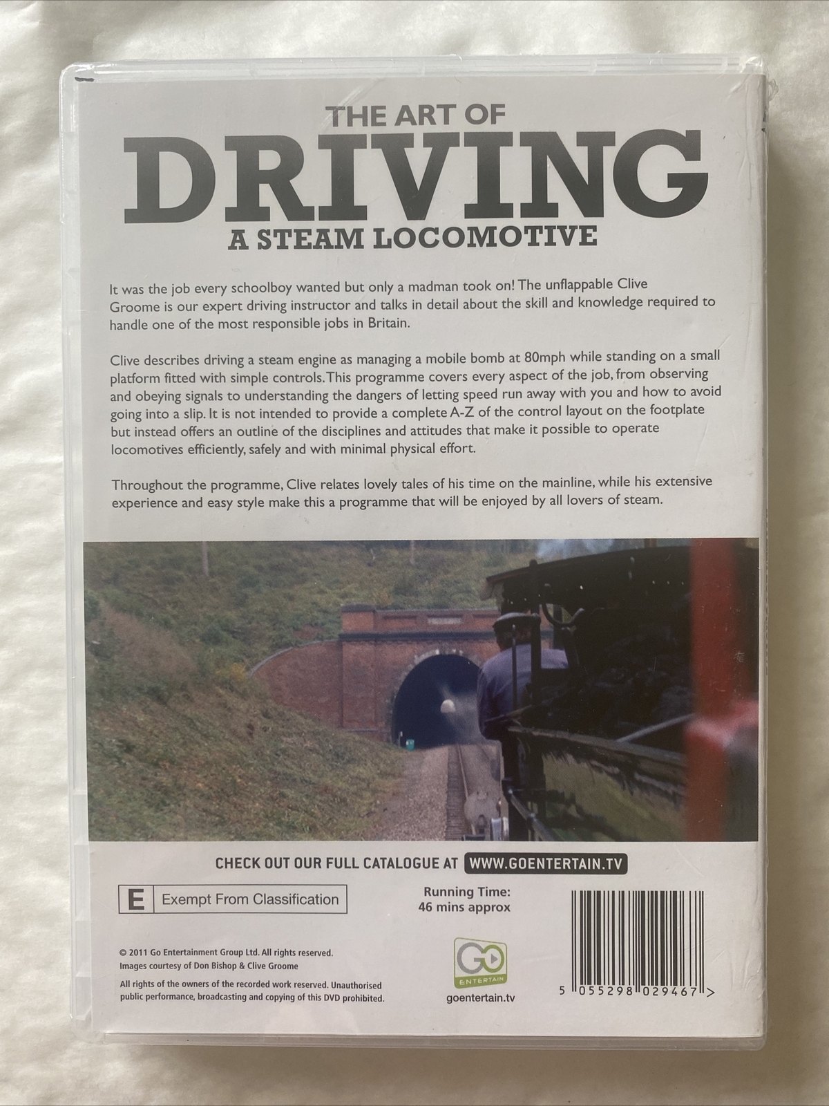 The Art of Driving a Steam Locomotive With Clive Groome (dvd) Dvdb026 ...