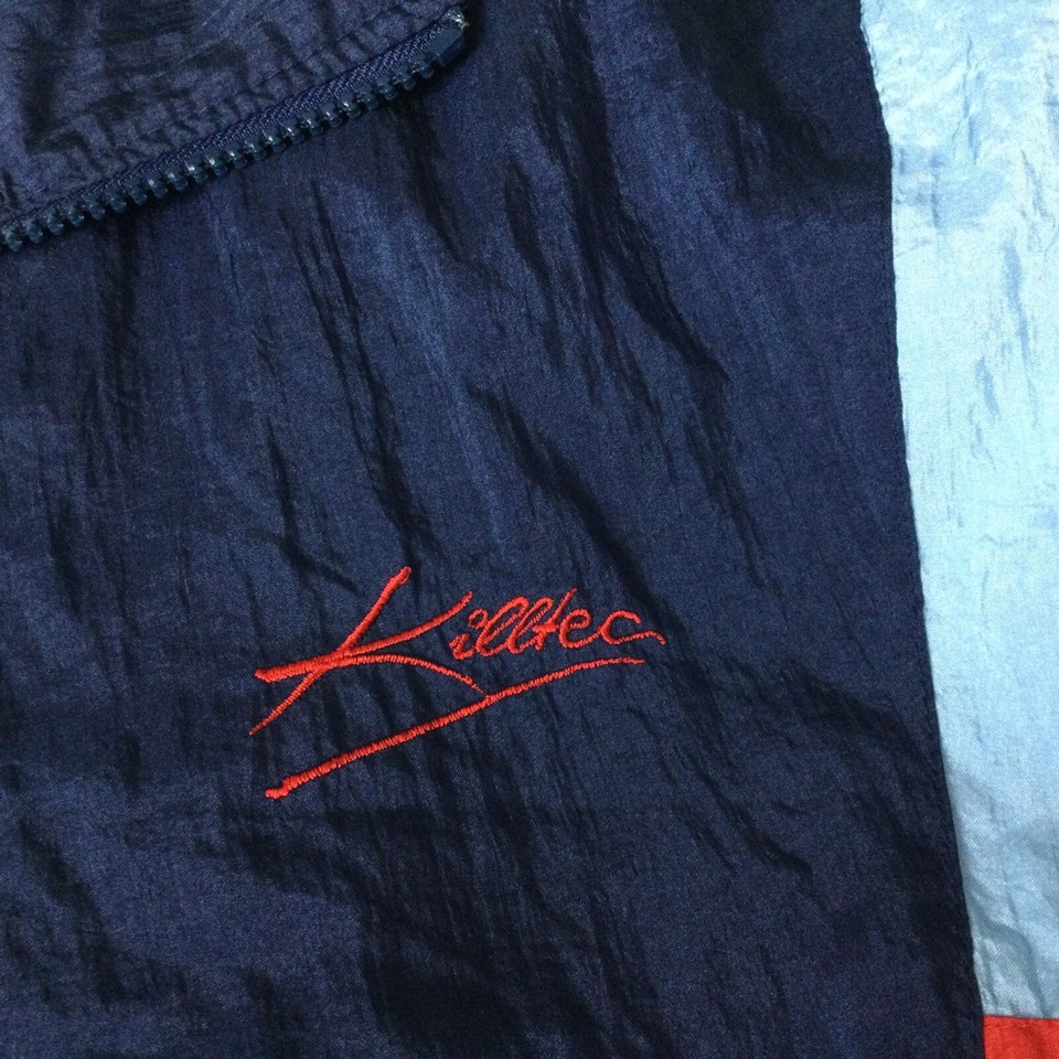 Vintage Killtec Size Small Rain Waterproof Hiking Jacket Multicolor Zip ...