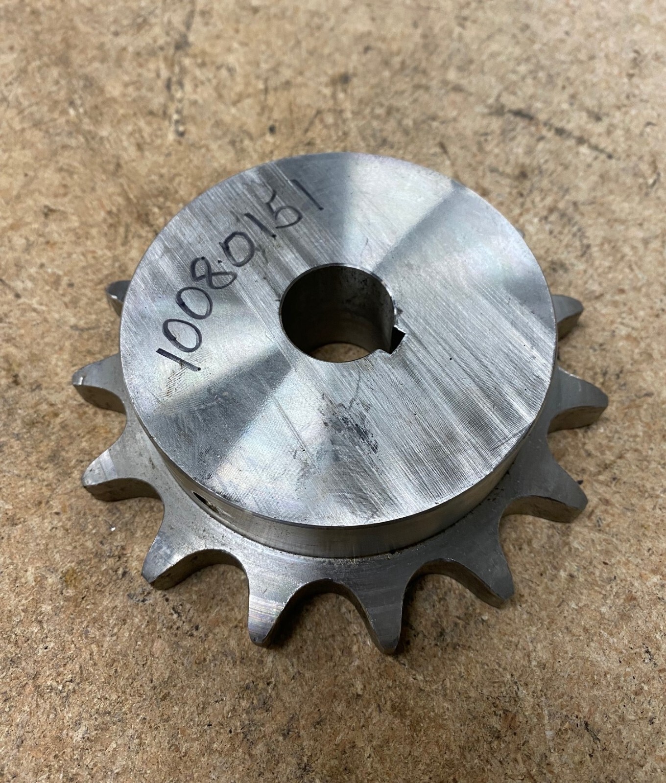 UST 80B15SS 1" BORE ROLLER CHAIN SPROCKET #80 CHAIN 15 TEETH STAINLESS ...