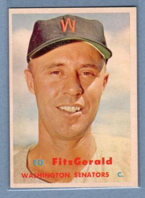 1957 Topps #367 Ed FitzGerald EX-MT GO87 | eBay