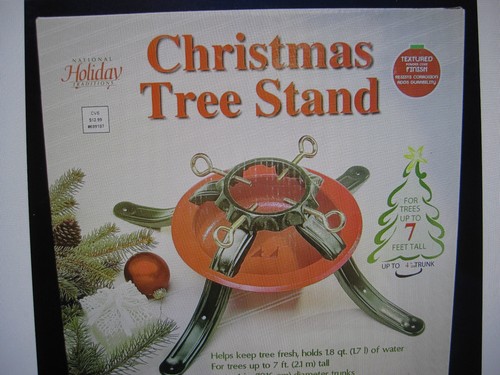 New National Holiday Traditions Tree Stand Holds 7ft Christmas Tree ...